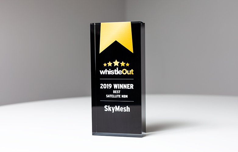 SkyMesh Wins Best Satellite NBN™ Provider 2019 - Whistleout | Brdy